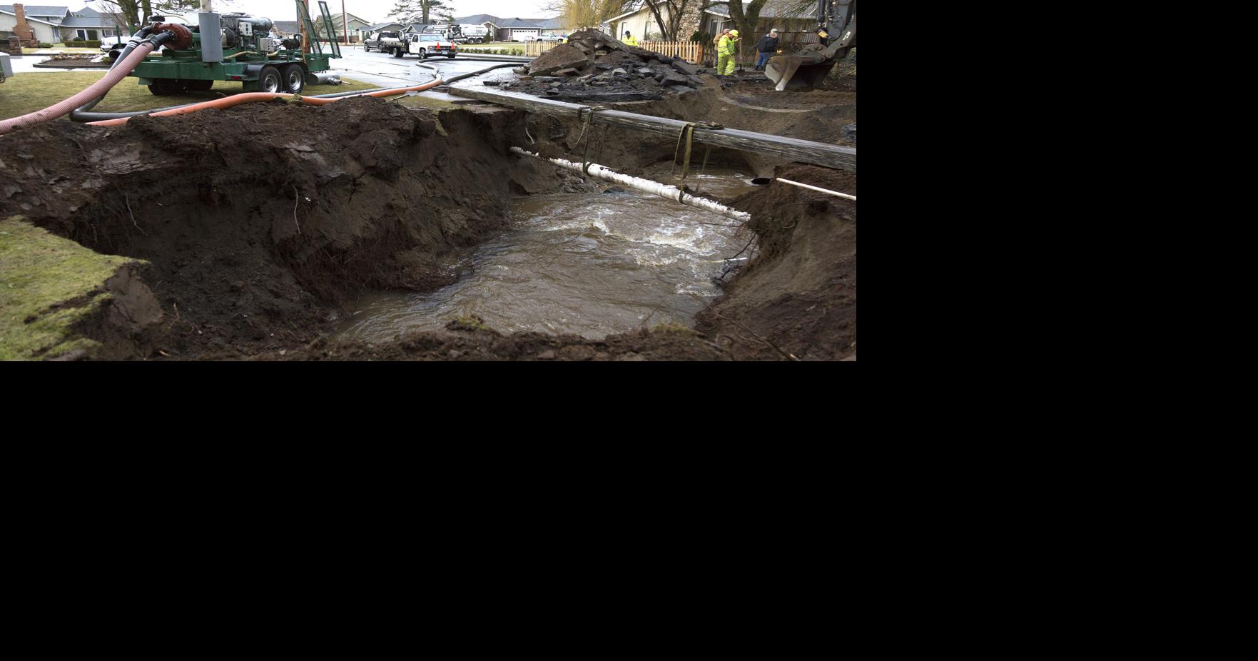 Culvert caves in on N. 8th Street | News | lyndentribune.com