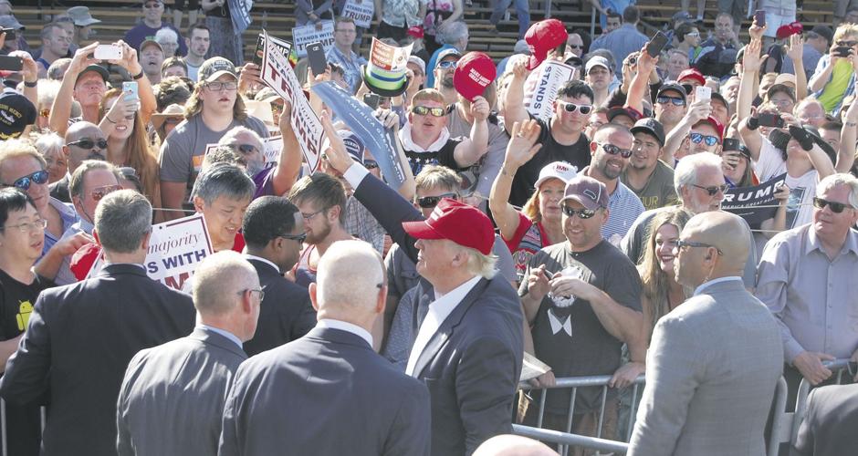 Trump speaks to 5,000 at fair grandstand rally | Local News ...