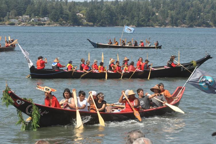 Tribes unite for annual canoe journey at Paddle to Lummi | Community ...