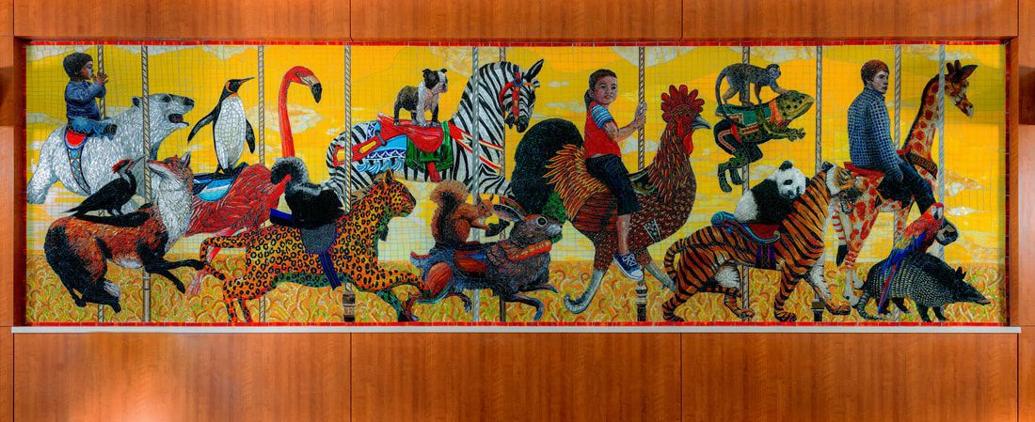 A carousel mosaic for Texas children’s hospital | Arts And ...