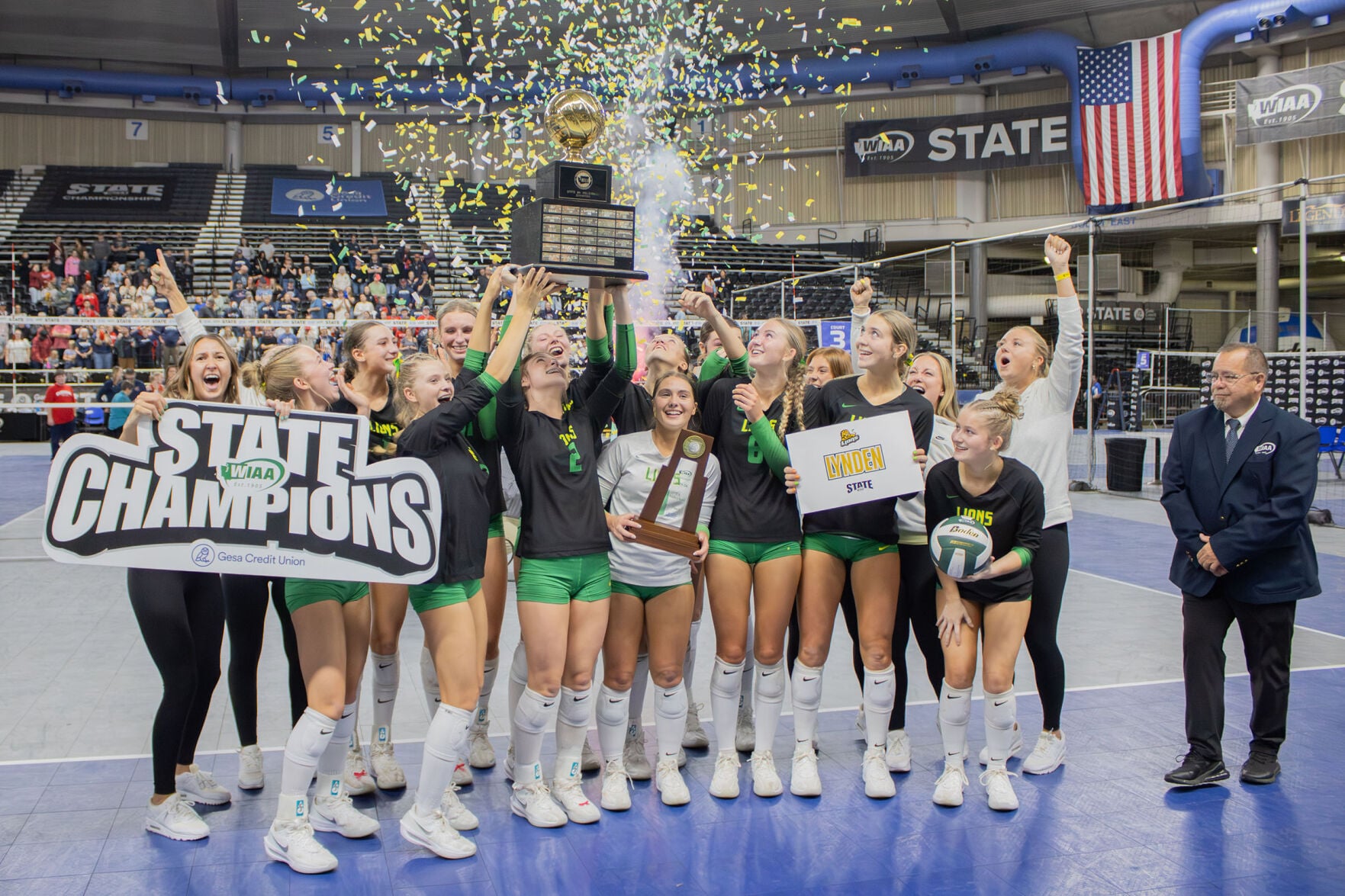 Lions win first-ever state volleyball championship | Sports ...