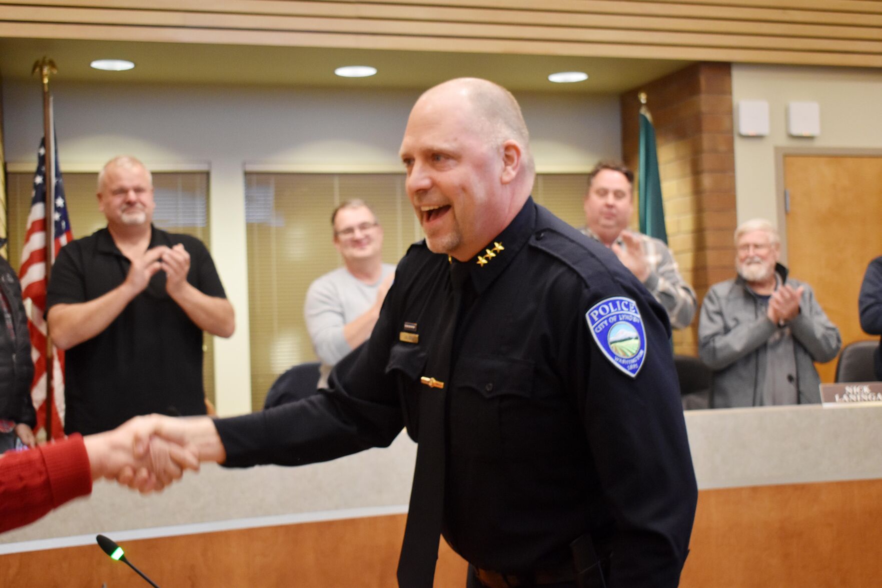 Lynden swears in Police Chief Jeremy Bos | News | lyndentribune.com