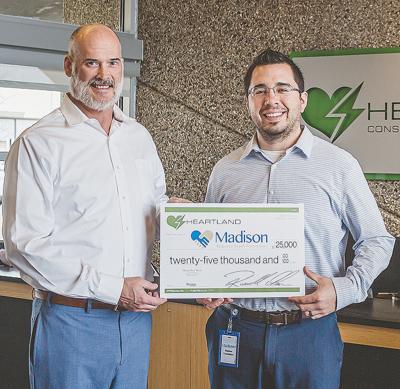 Heartland renews $25,000 pledge to Madison Regional Health Foundation | News ...
