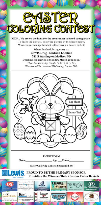 Easter Coloring Contest | Local News | madisondailyleader.com