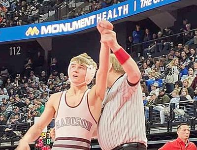 Madison's Caleb Hodges 3rd at state wrestling meet | News | madisondailyleader.com