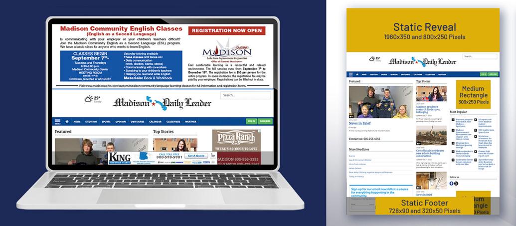 Advertise with Madison Daily Leader | madisondailyleader.com