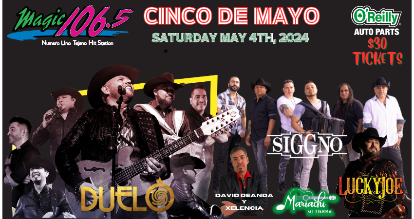 MAGIC 106.5 CINCO DE MAYO THIS SATURDAY! | | magic1065.com