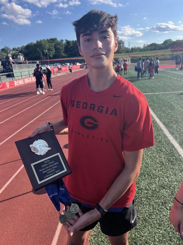 BASA's Jacob Carruthers wins triple gold at state track and field ...