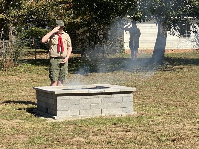 Local scouts, fire pit commemorated at flag ceremony | News ...