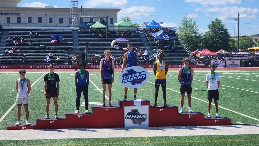 BASA's Jacob Carruthers wins triple gold at state track and field ...