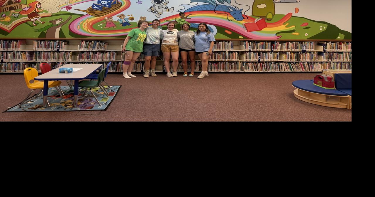 New mural brightens Nicholson Public Library | Features ...
