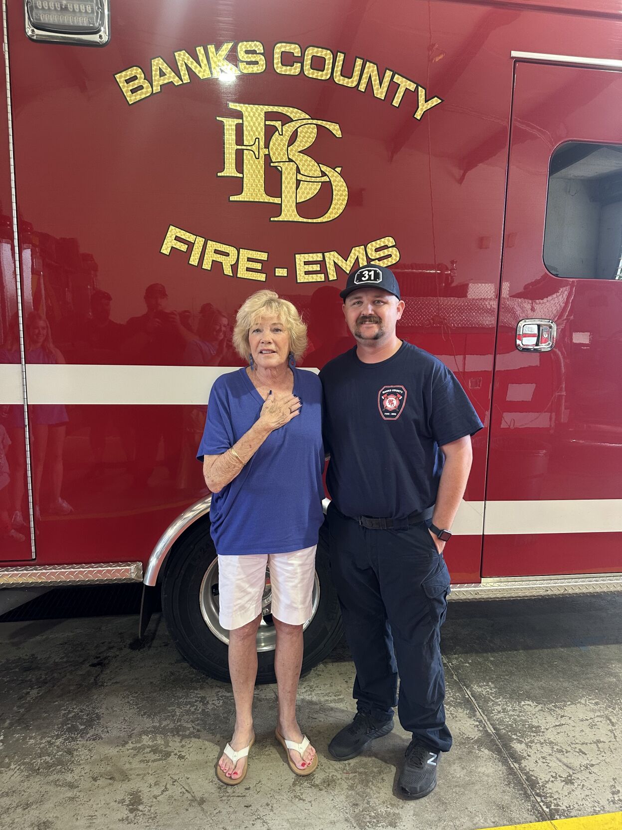 Commerce Woman thanks Banks County EMS for saving her life | BanksNewsTODAY | mainstreetnews.com