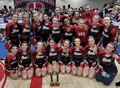 JCHS cheerleading boasts best stunt score, heads to sectionals | JCCHS ...