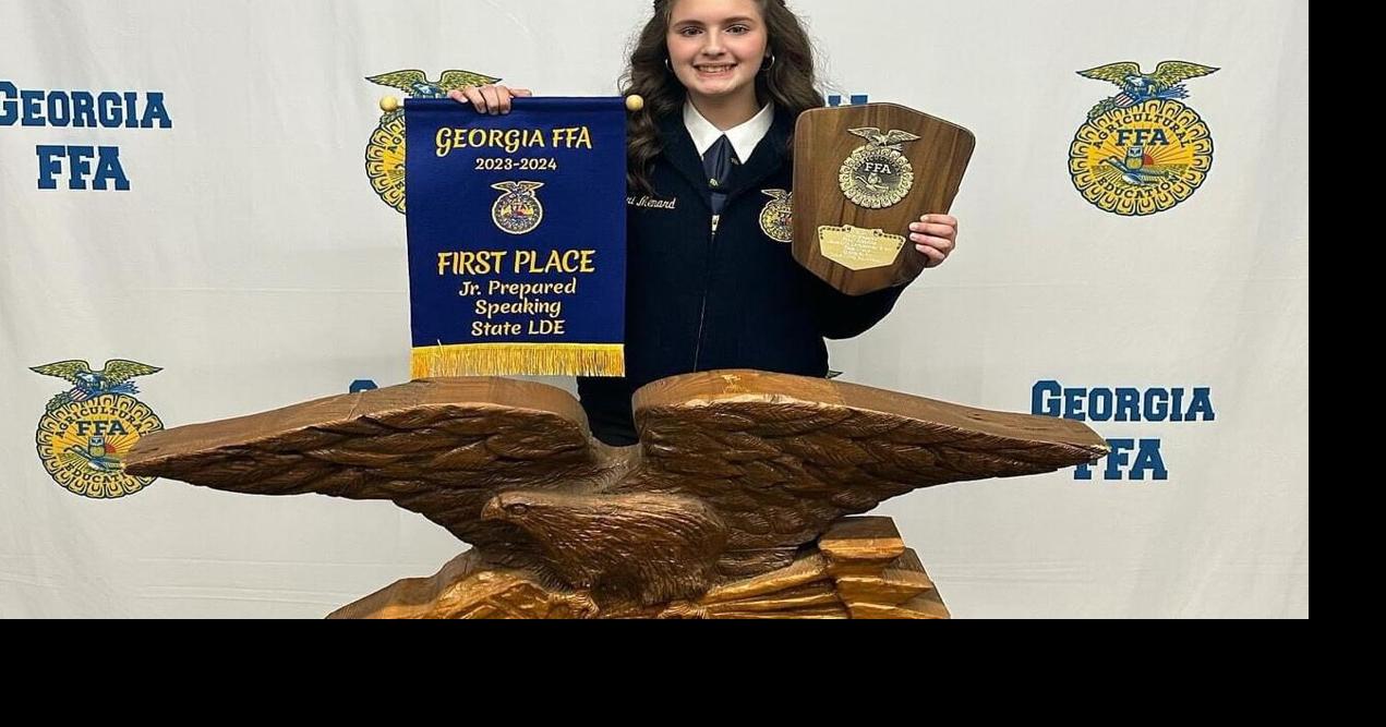 PHOTO: Menard Wins Georgia FFA State Junior Prepared Public Speaking ...