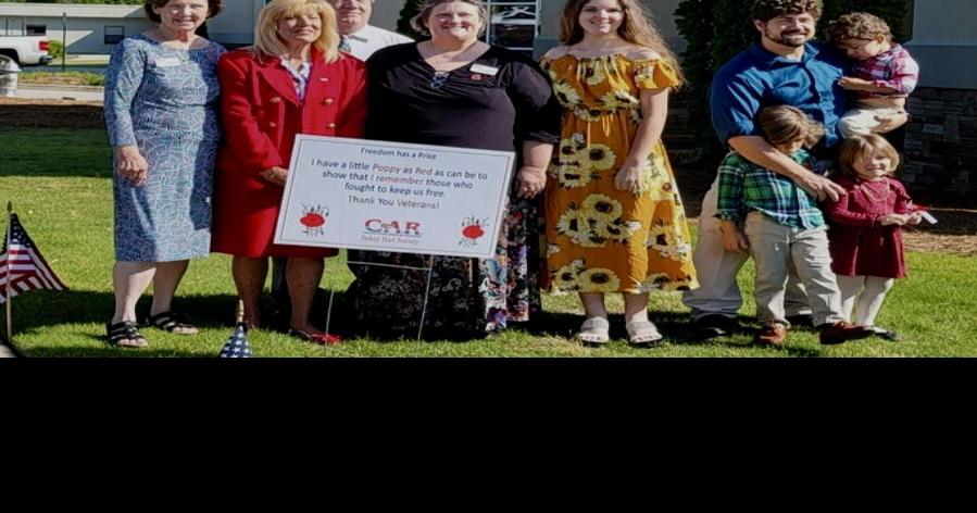 Local DAR chapters celebrate Poppy Sunday, Memorial Day ...