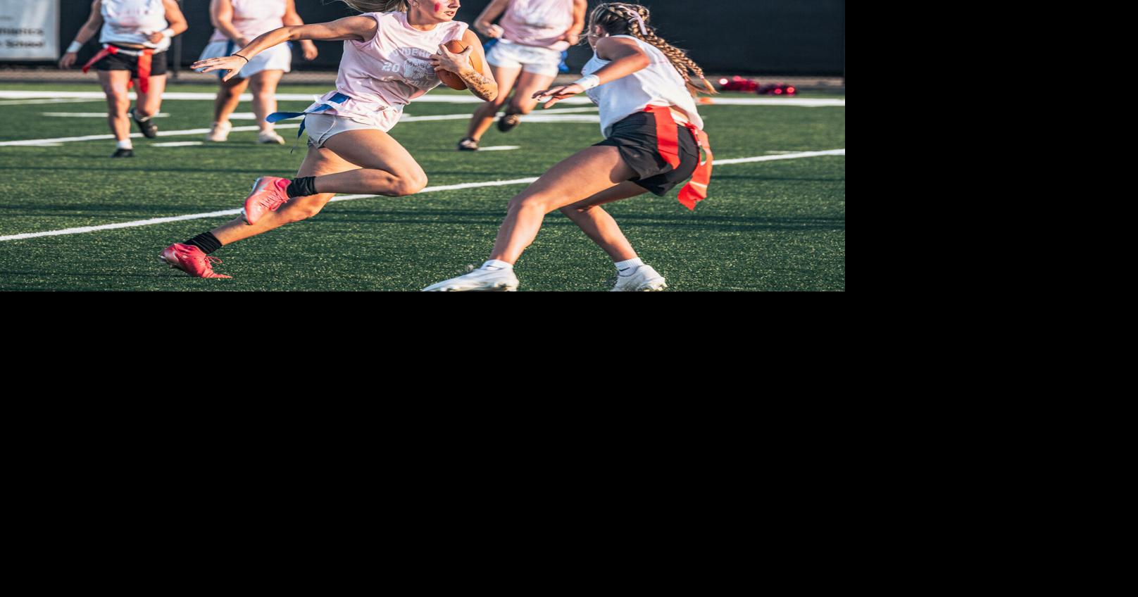 Girls take to the gridiron: Raiders compete in powderpuff game | MCHS ...