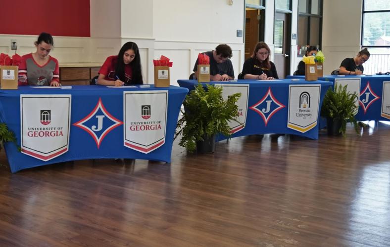 JHS students commit to careers in healthcare at signing day | School ...