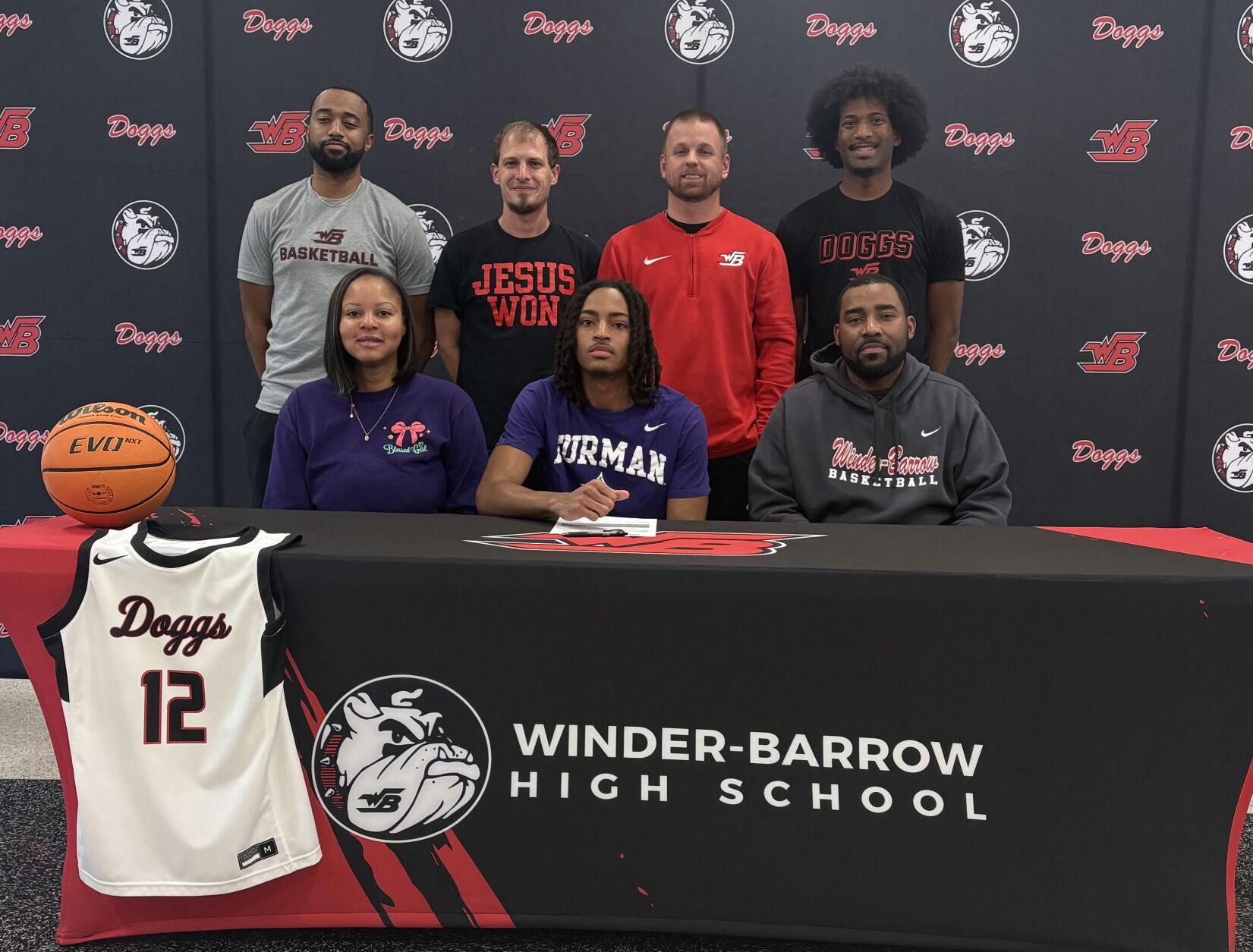 Winder-Barrow’s Samuel officially signs with Furman | WBHS Sports ...