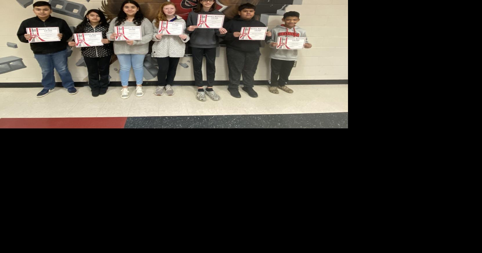 Middle school recognizes "Mighty Mustangs" for November ...
