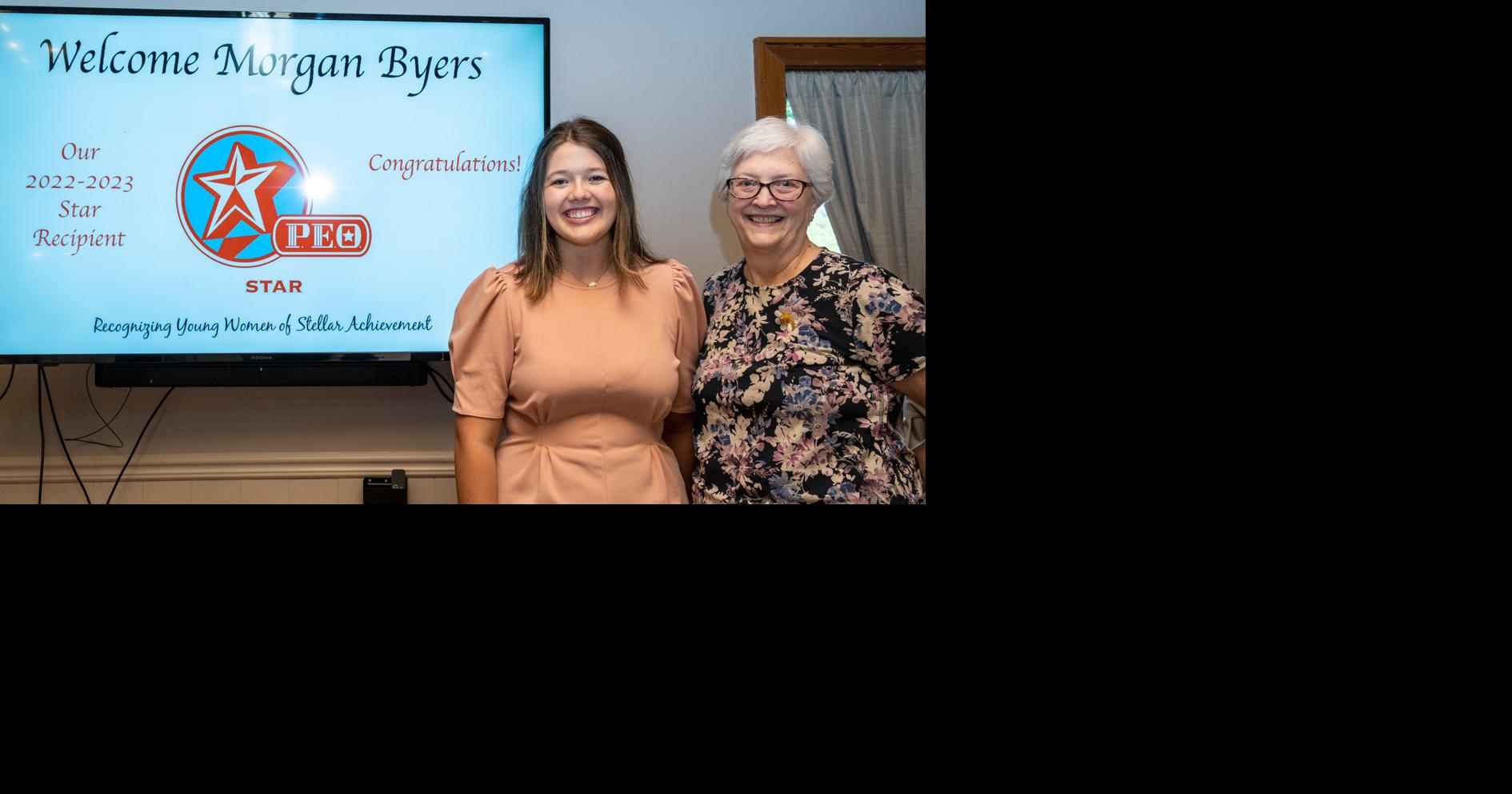 Byers Receives P E O Star Scholarship School