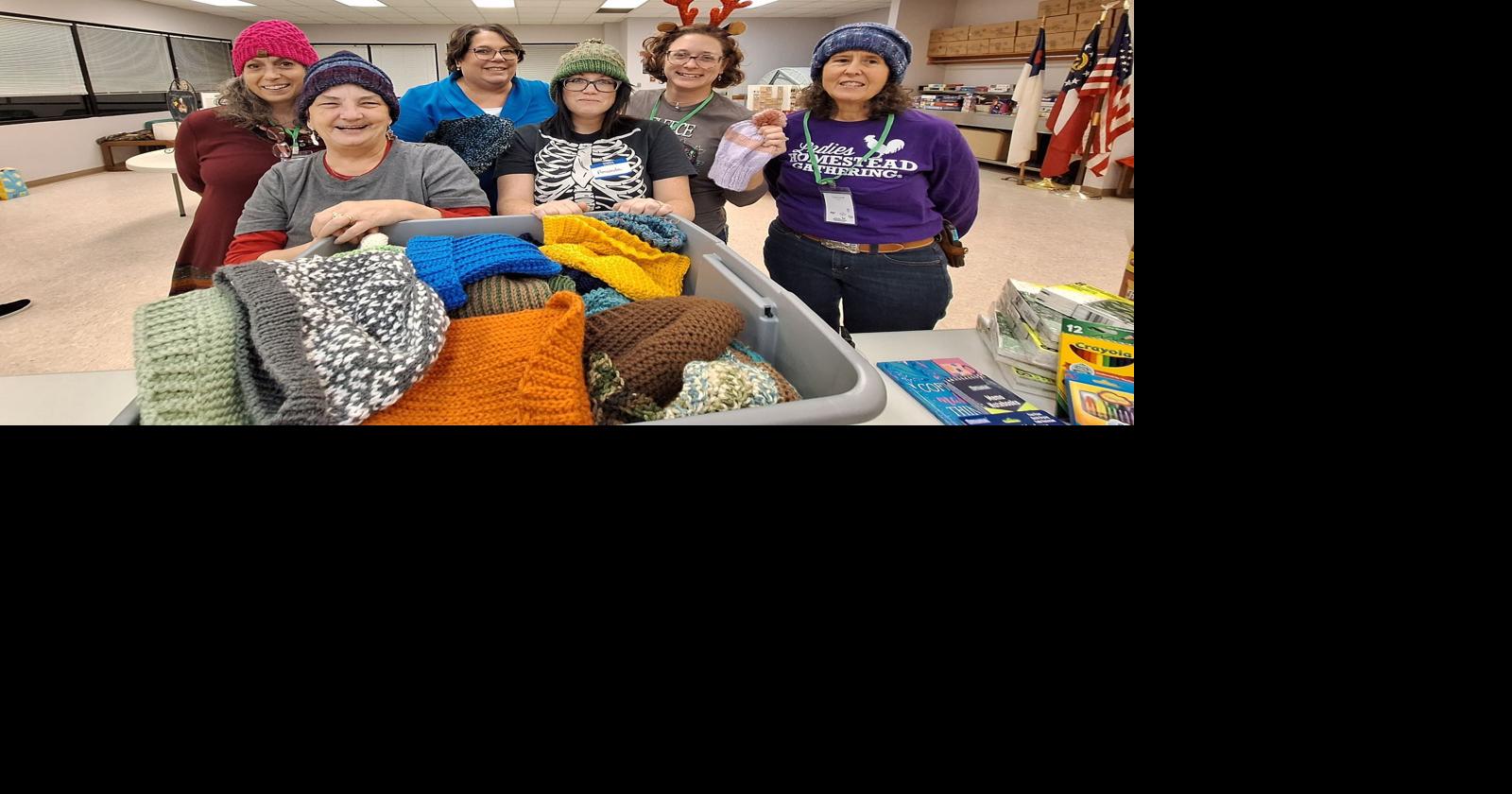 MADE WITH LOVE: Hats, other gifts donated to Meals on Wheels clients ...