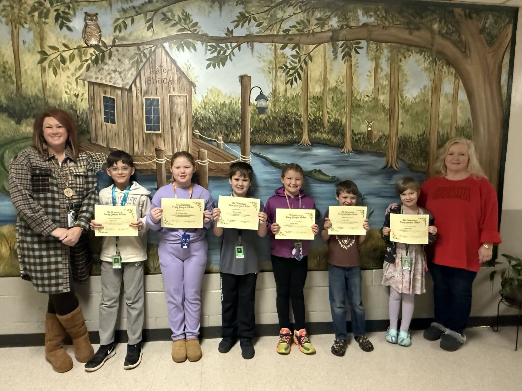 Ila Elementary recognizes Young Georgia Author winners | School ...
