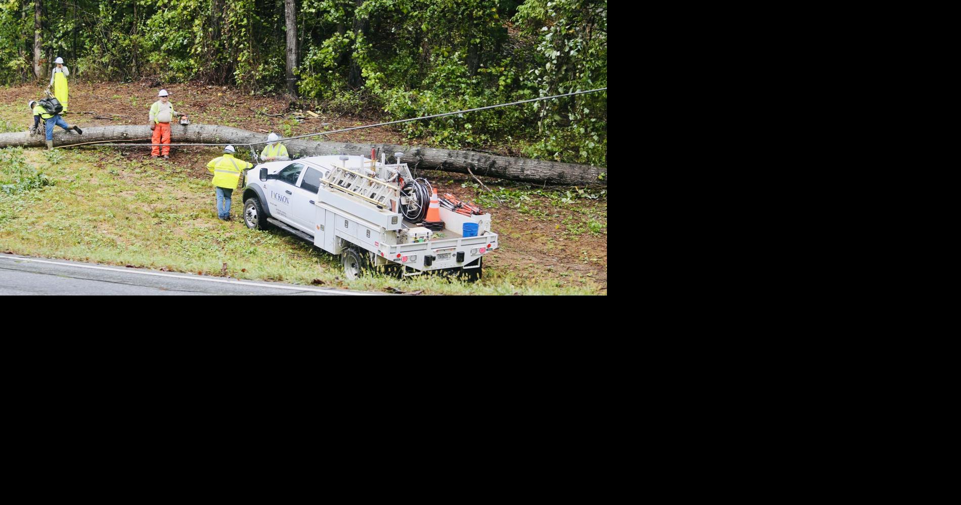 Power outages, downed trees reported in aftermath of Helene | News ...