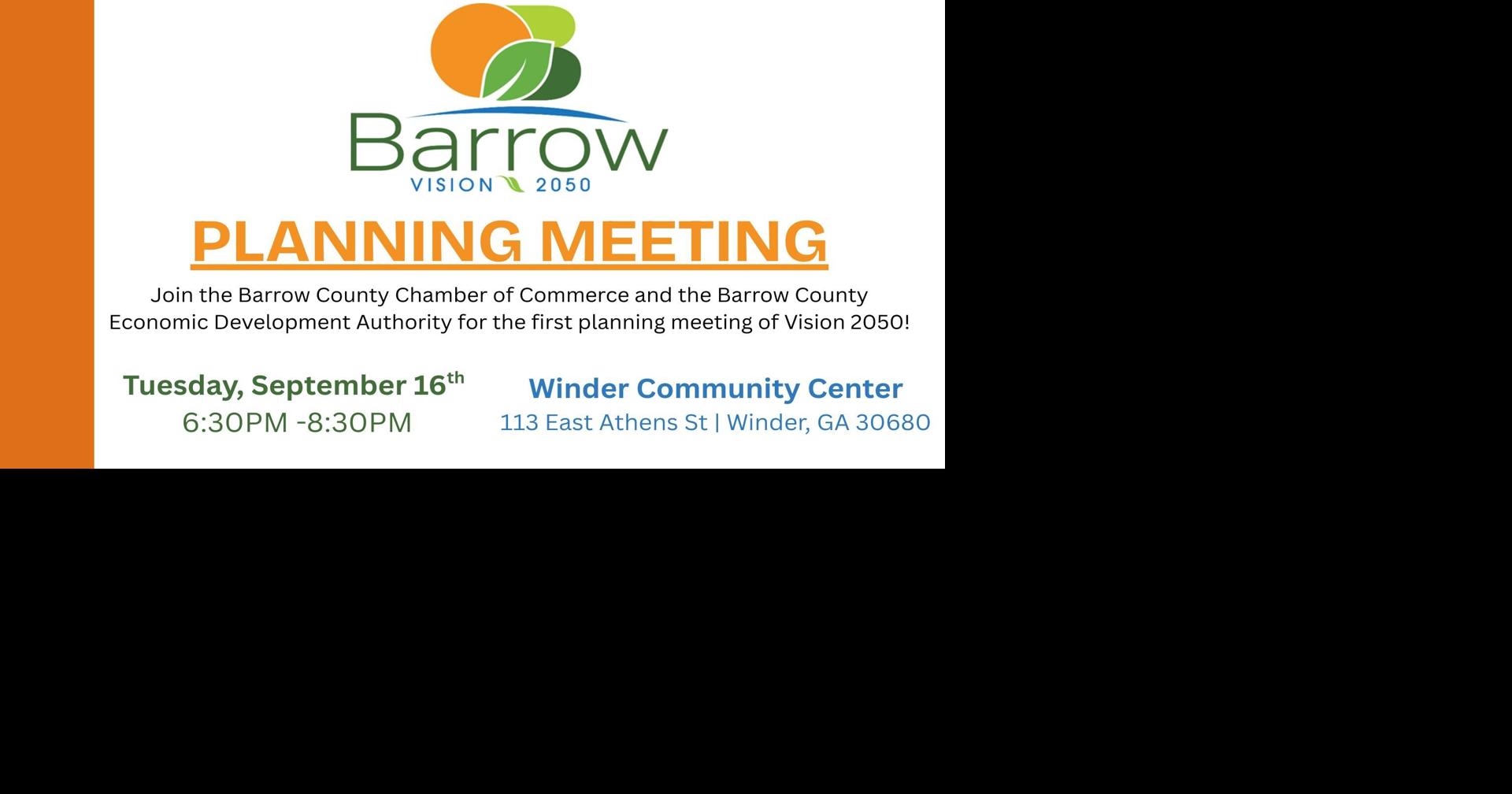 Barrow County launches Vision 2050 planning meetings | News ...