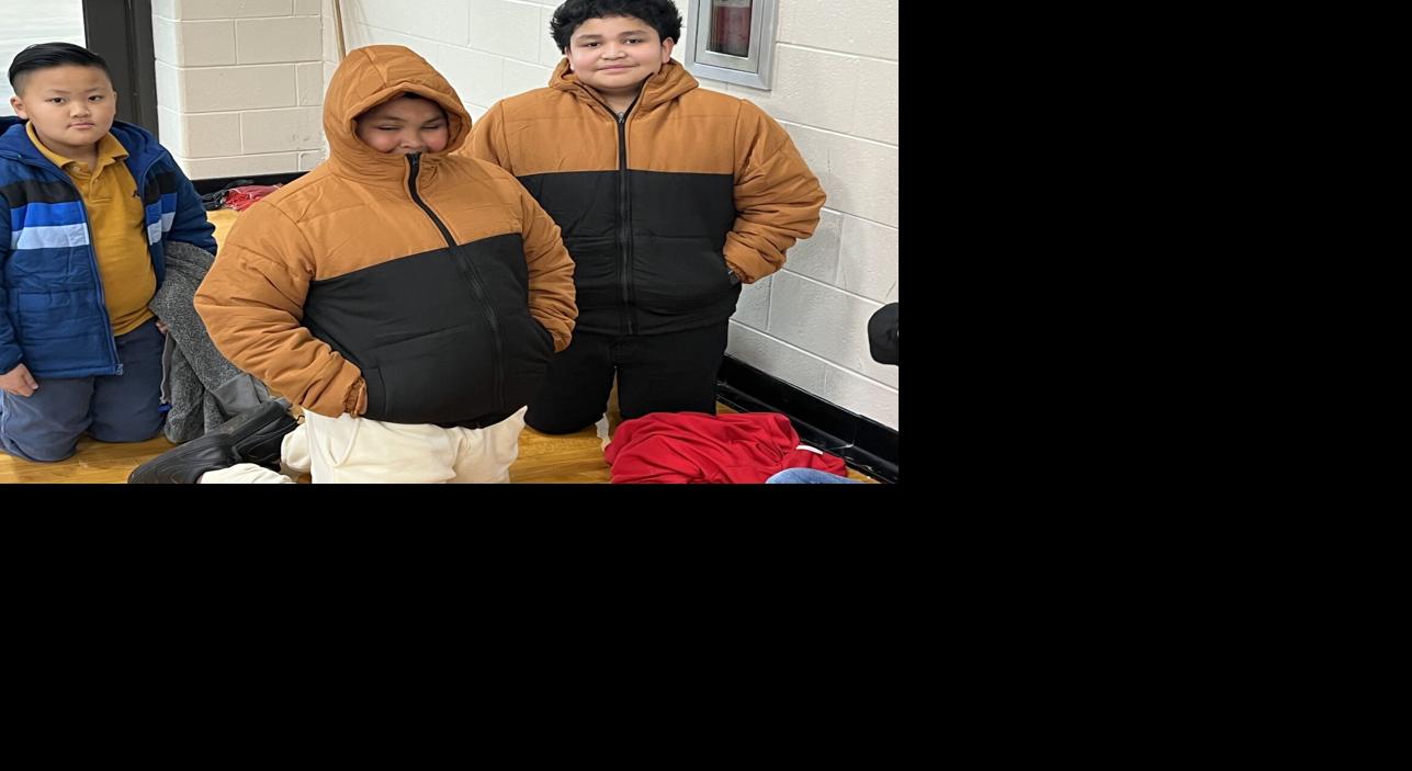 BCES students receive coats through Operation Warm Coat project ...