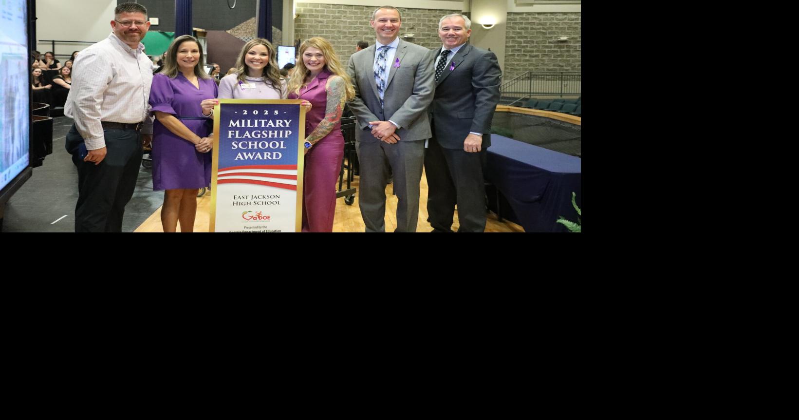 EJHS honored with Military Flagship banner, proclaims April as Month of ...