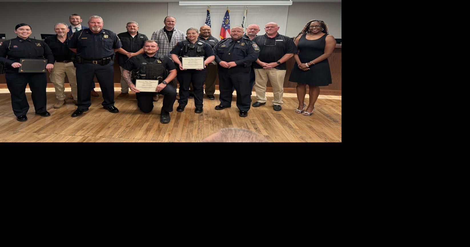 Commerce police recognize life-saving officers, announce promotions ...