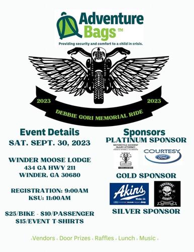 Adventure Bags 12th Annual Debbie Gori Memorial Ride set Sept. 30 ...