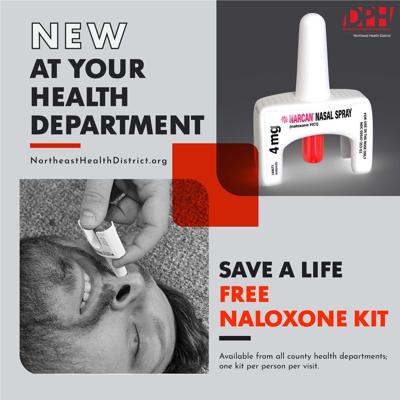 Naloxone nasal spray now available at health departments across region ...