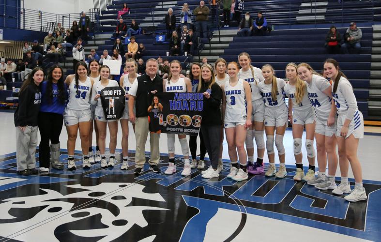 Lady Leopards win two region matches; Addison Hoard earns 1,000th point ...