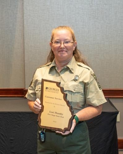 Fort Yargo's Lori Hamby receives Customer Service Excellence Award from ...