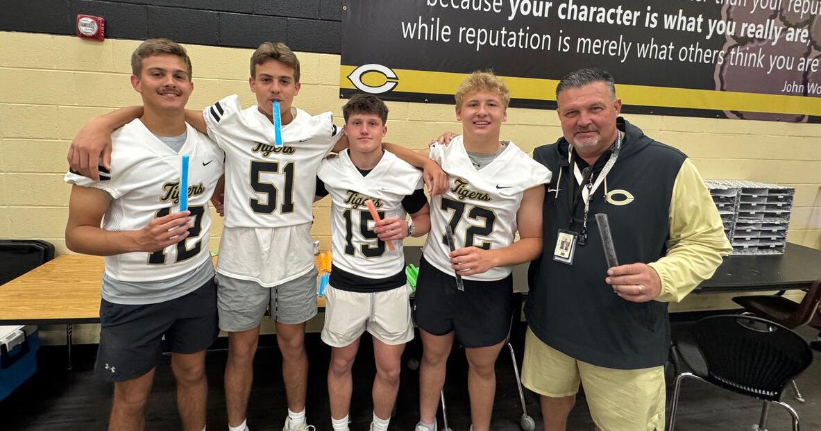 Commerce football makes donation to Iron Giraffe Challenge, supports ...