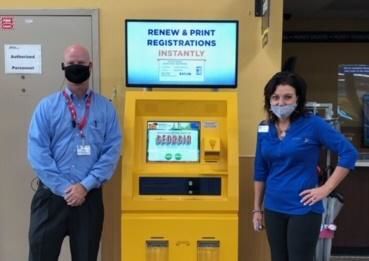 Second self-service tag renewal kiosk added in South Hall | News ...