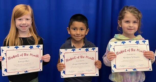 Colbert Elementary recognizes students for January | School ...