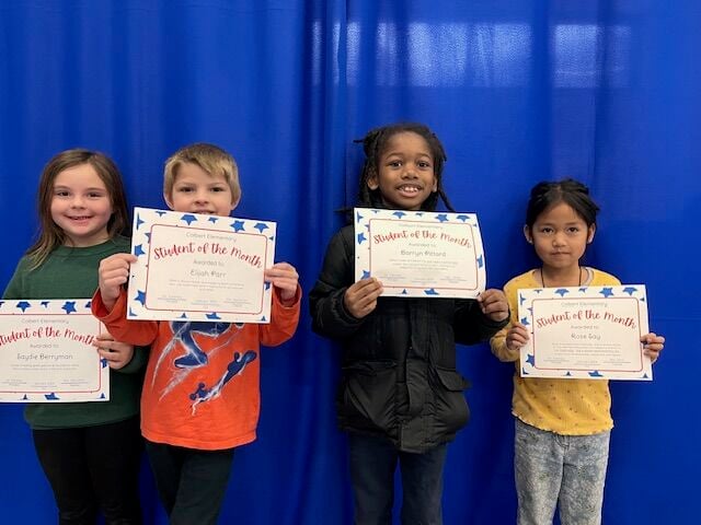 Colbert Elementary recognizes students for January | School ...