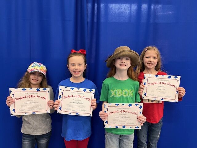 Colbert Elementary recognizes students for January | School ...