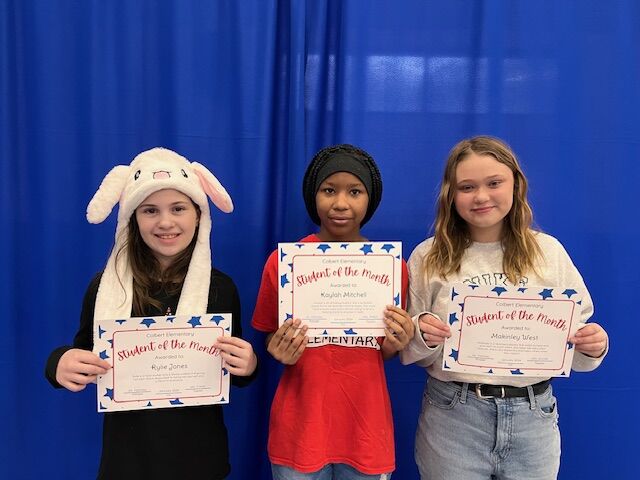 Colbert Elementary recognizes students for January | School ...