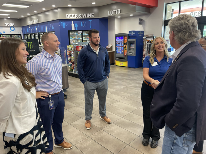 Rep. Collins tours Barrow County RaceTrac convenience store | News ...