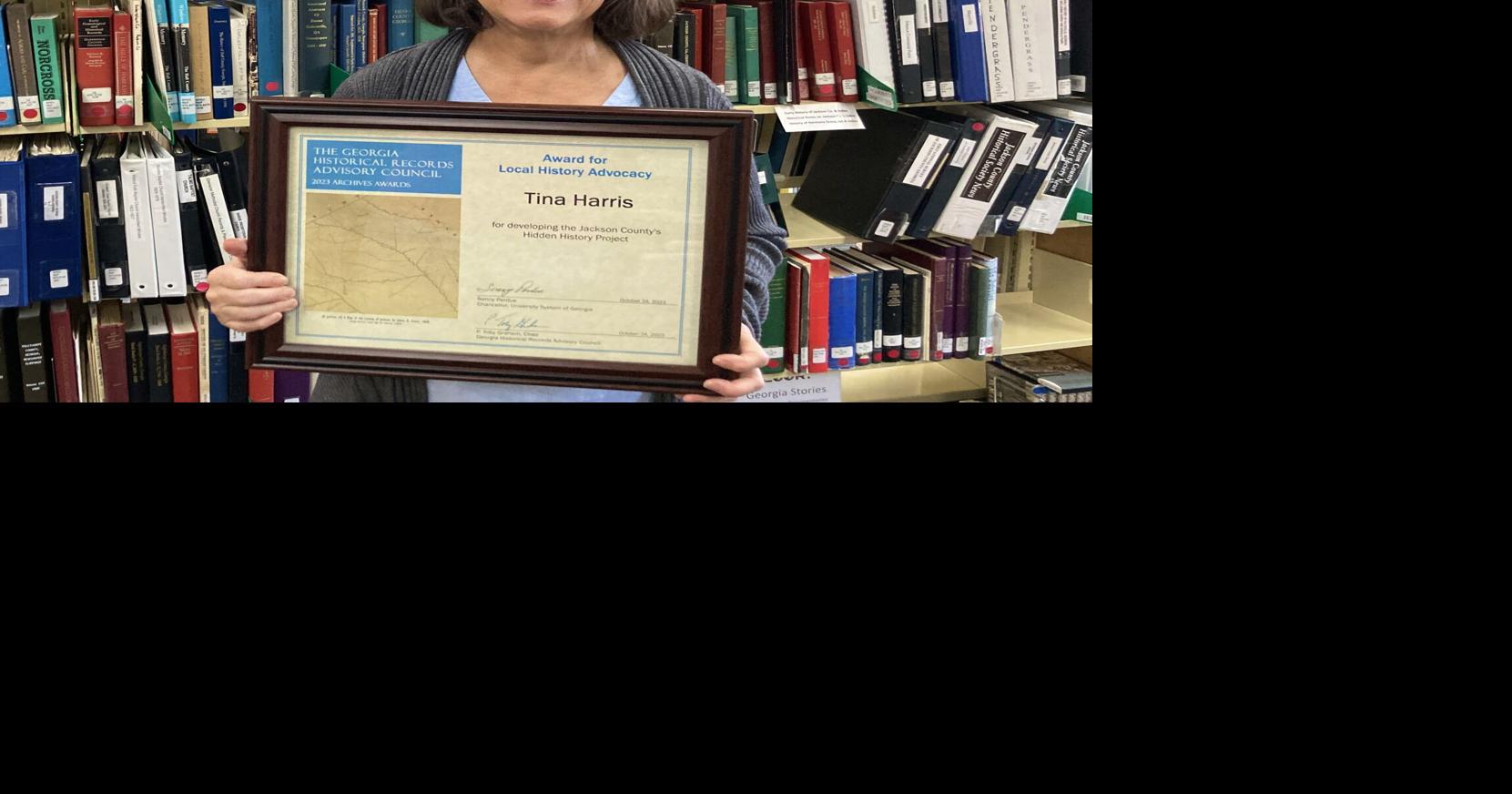Harris recognized for local history advocacy | News | mainstreetnews.com