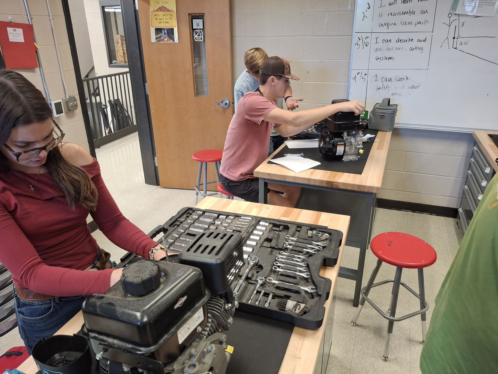 Professional workbenches transform learning environment for Madison ...