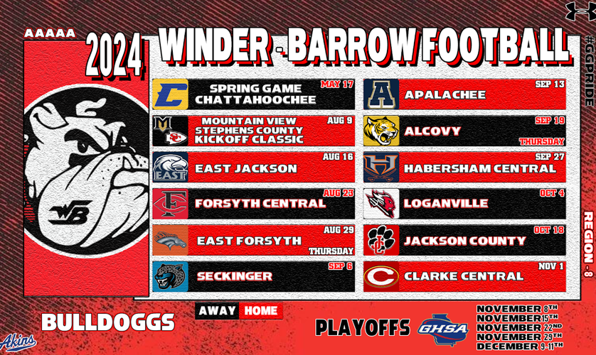Excitement builds for Winder-Barrow's home-game opener | WBHS Sports ...