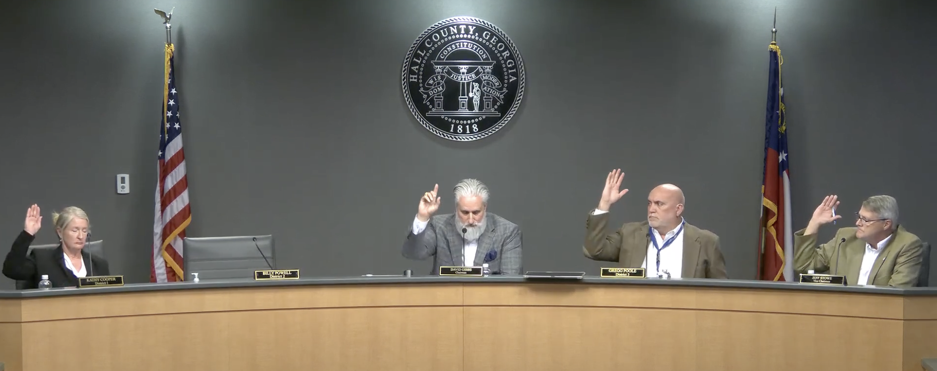 Hall BOC votes to remove accused planning commission members | News ...