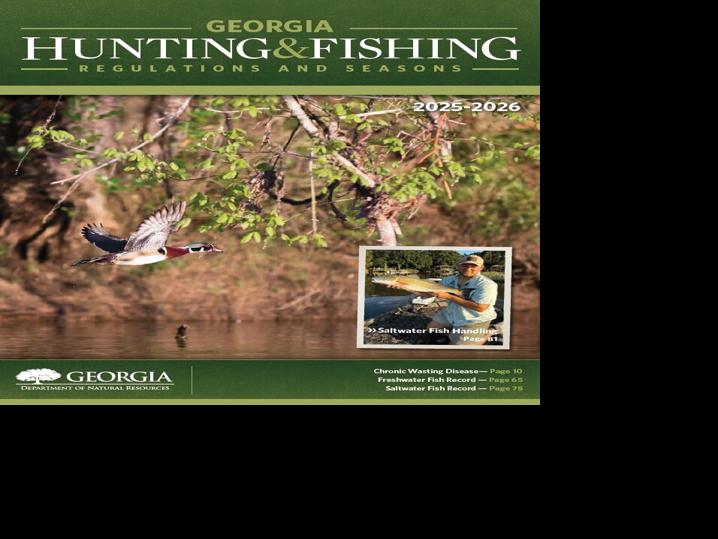 DNR: New 2025-2026 Ga. Hunting and Fishing Guides available now ...