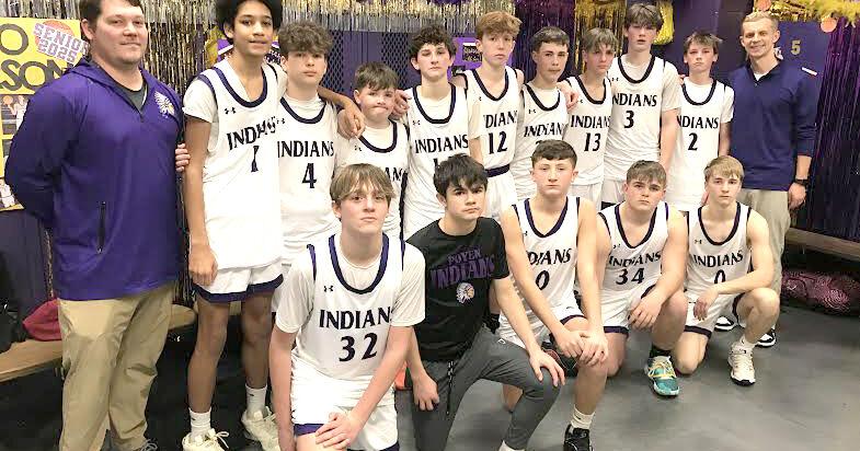 Poyen Jr. Indians 2A-8 Jr. High Boys District Tourney Runner-up ...