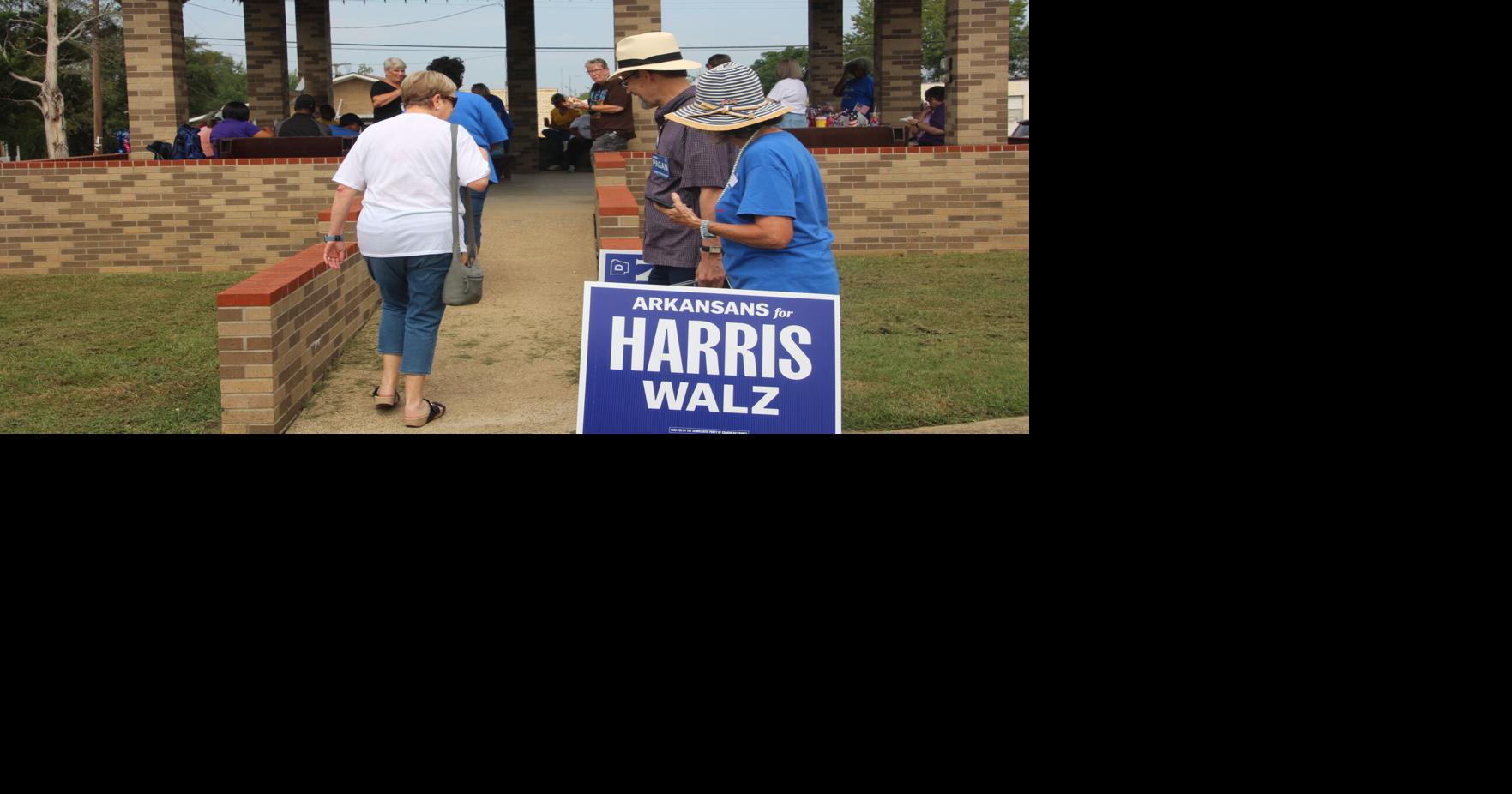 Local supporters gather for Harris/Walz public rally | Photos & Videos ...