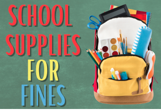 "School Supplies for Fines" and more this month at the Malvern-HSC ...
